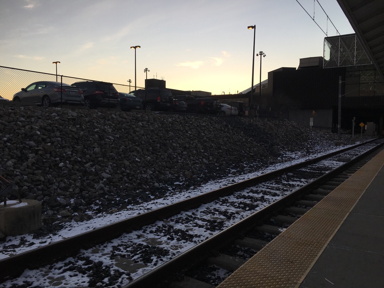 Checked in at BWI Thurgood Marshall Airport Light Rail • Aaron Parecki